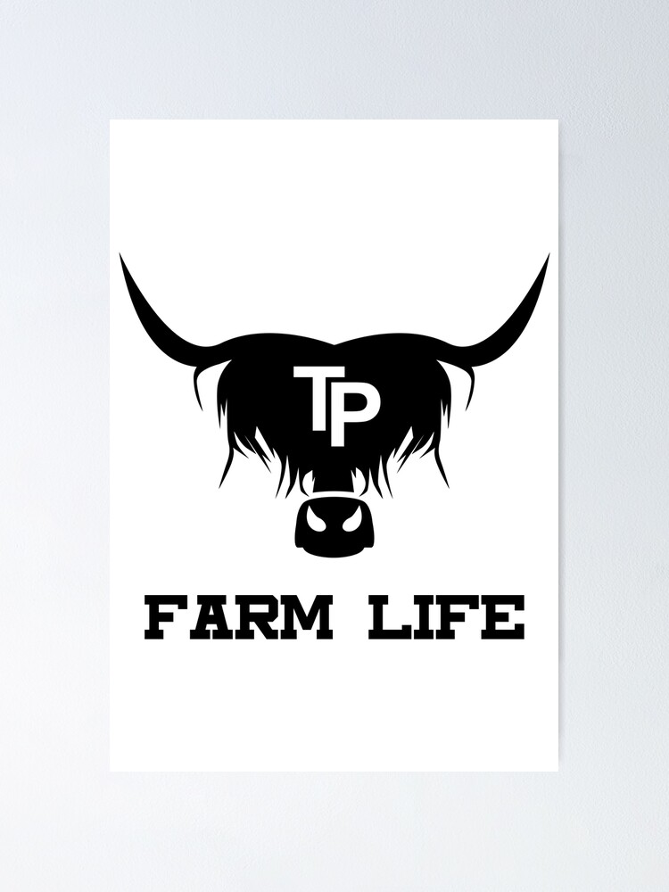 "Tom Pemberton Merch Farm Life Logo" Poster for Sale by BenRyme | Redbubble