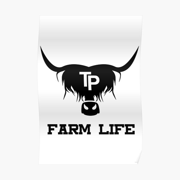 "Tom Pemberton Merch Farm Life Logo" Poster for Sale by BenRyme | Redbubble