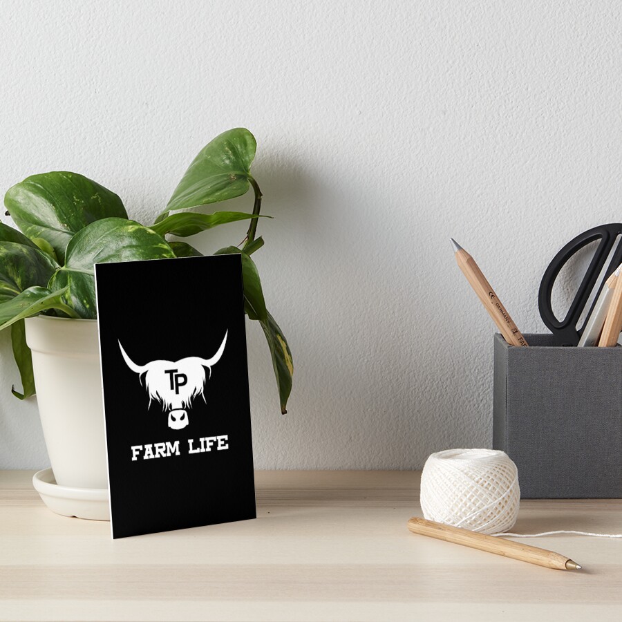 "Tom Pemberton Merch Farm Life Logo" Art Board Print for Sale by ...