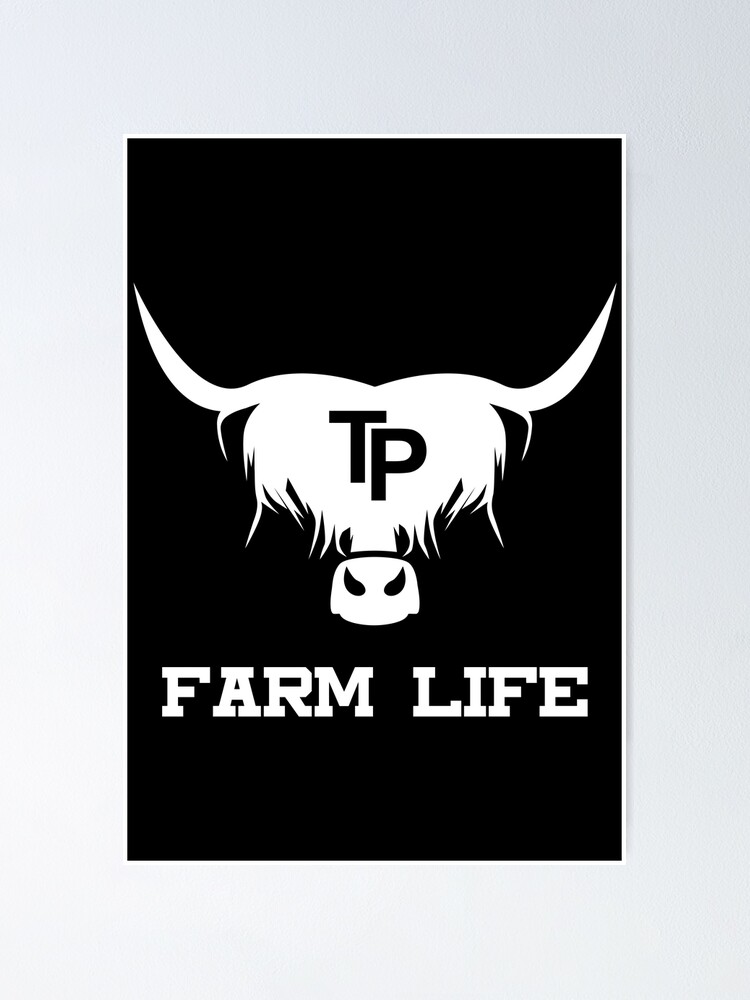 "Tom Pemberton Merch Farm Life Logo" Poster for Sale by BenRyme | Redbubble