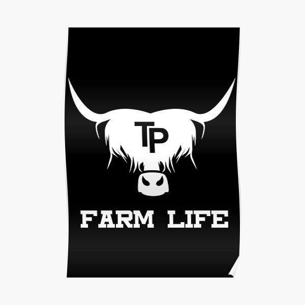 "Tom Pemberton Merch Farm Life Logo" Poster for Sale by BenRyme | Redbubble