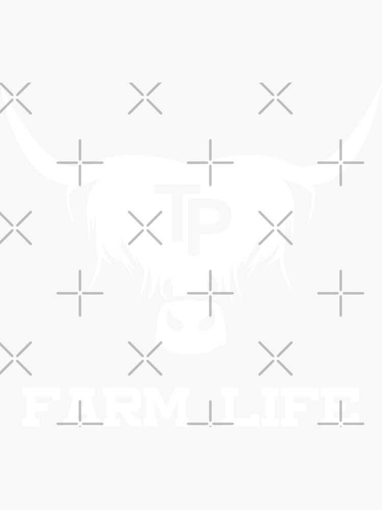 "Tom Pemberton Merch Farm Life Logo" Sticker for Sale by BenRyme ...