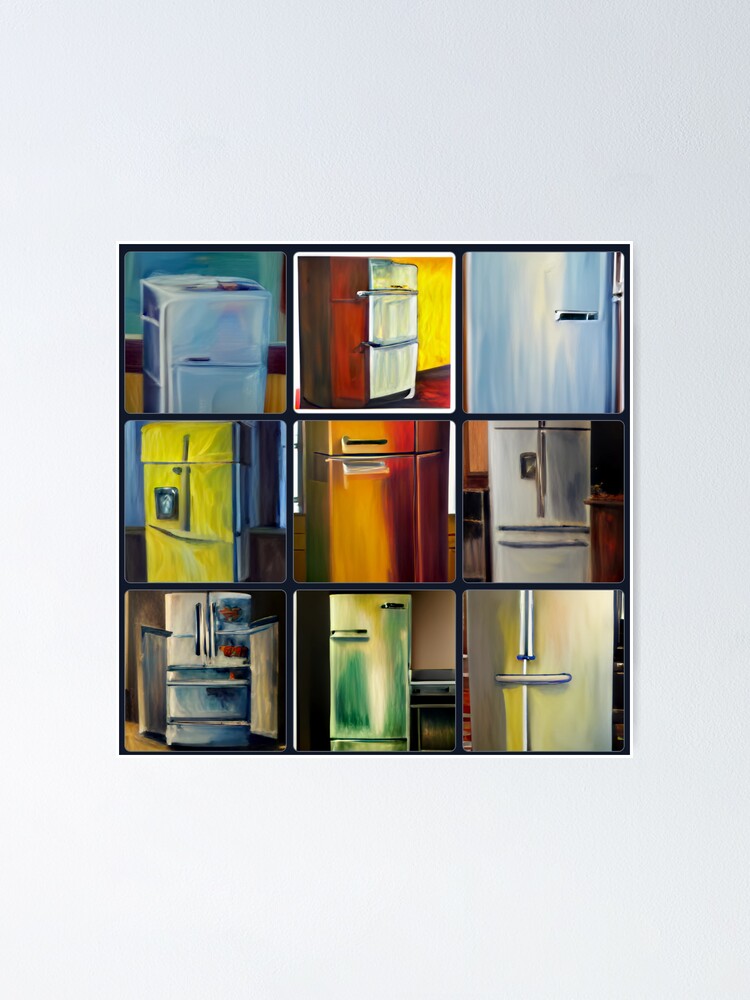 "Clean out your fridge / Refrigerator / Freezer art" Poster for Sale by ...