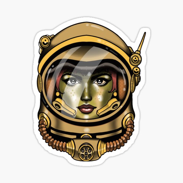 "space girl" Sticker for Sale by iJakePop | Redbubble