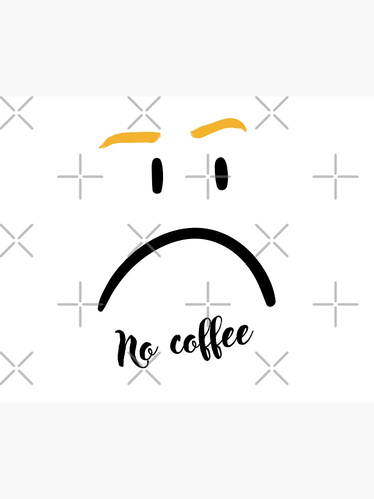 "No coffe" Sticker for Sale by FioCareca | Redbubble