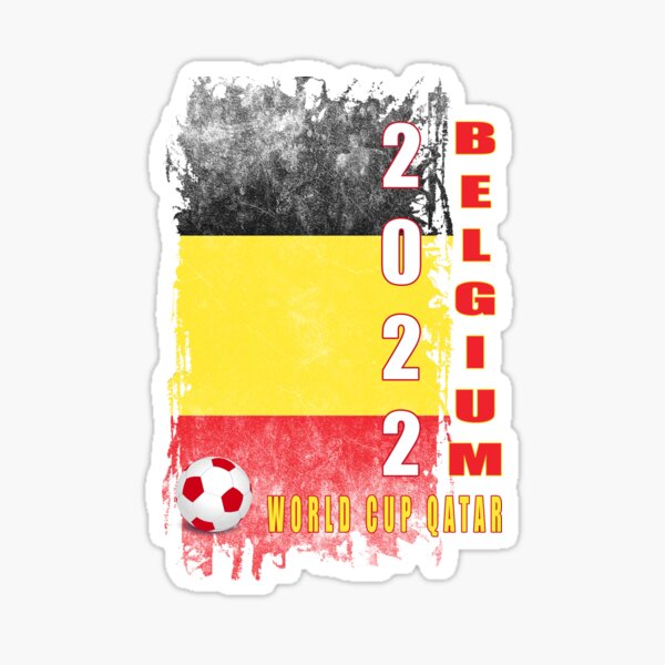 "FIFA World Cup 2022 BELGIUM" Sticker for Sale by kenuli | Redbubble