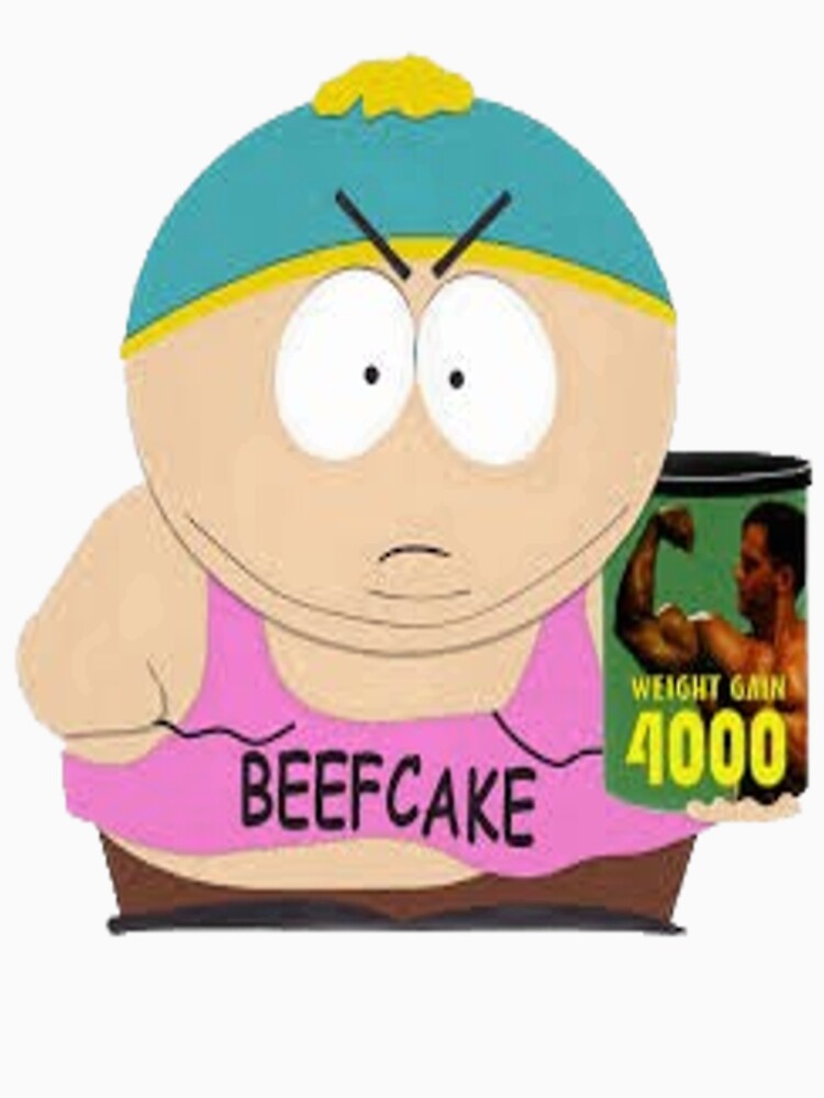 "eric cartman promotion beef cake 2000 . " T-shirt for Sale by ...