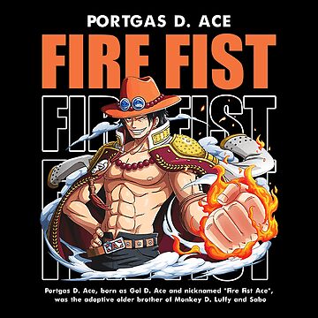 "Fire Fist Ace" Essential T-Shirt for Sale by EvilSkullofc | Redbubble