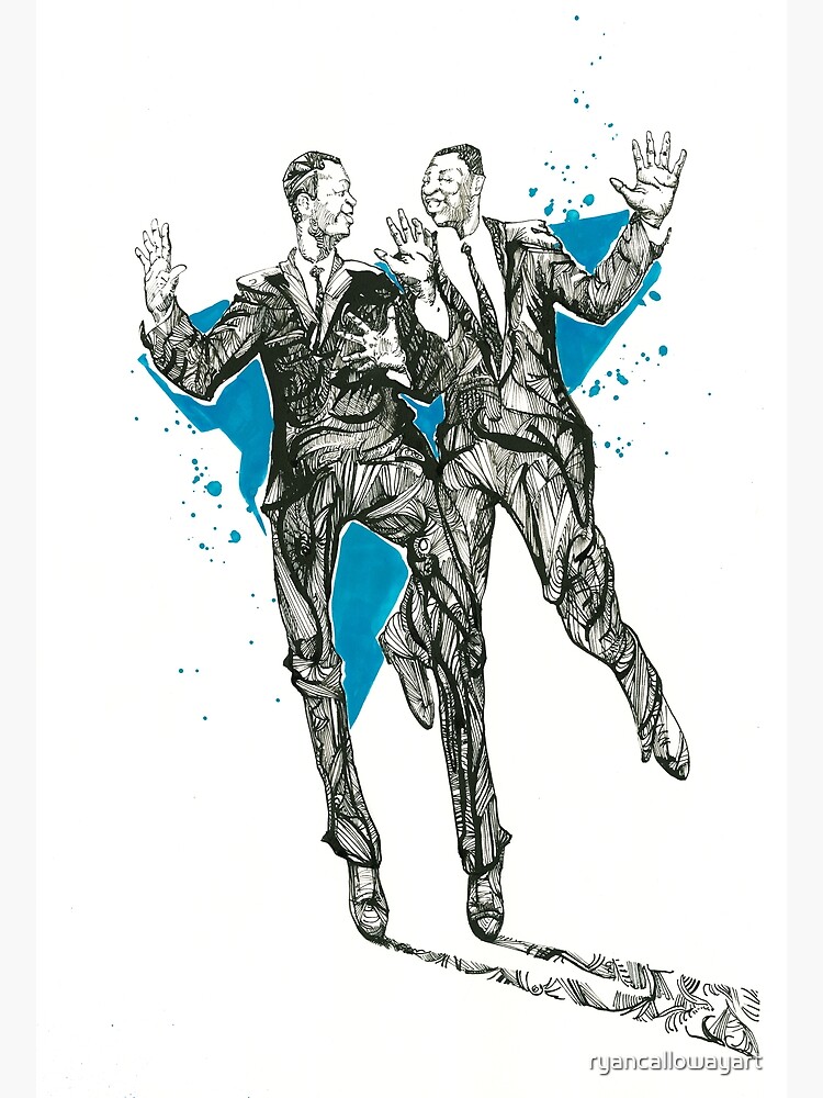 "Jazz Dancers, Al Minns & Leon James" Art Print by ryancallowayart ...