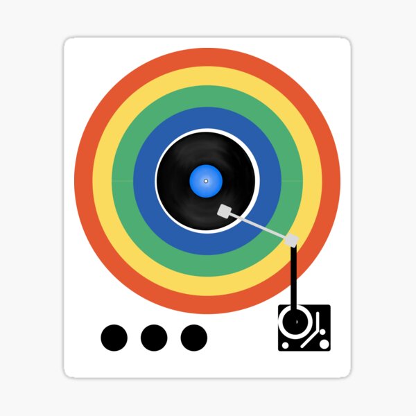 "Turntable" Sticker for Sale by TurtoeClub | Redbubble