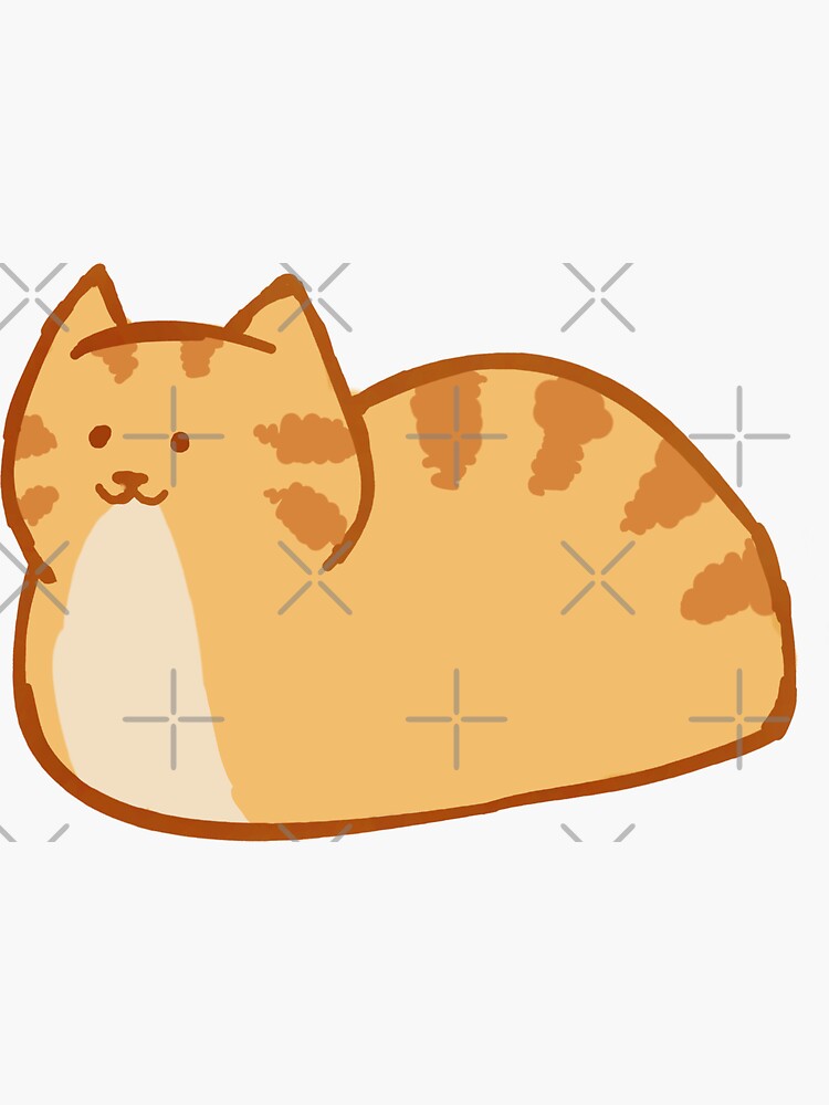 "Cat Loaf" Sticker by little-ampharos | Redbubble