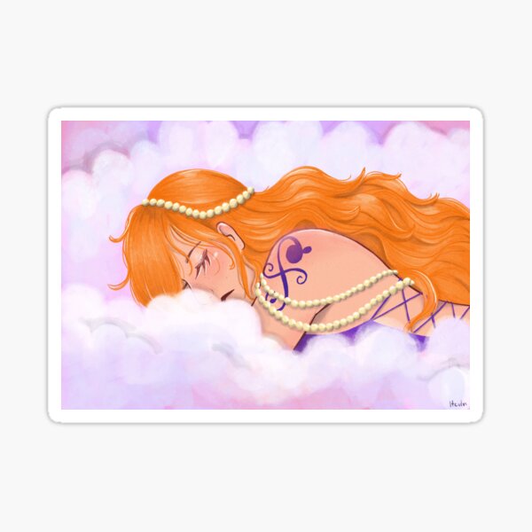 "Nami One Piece" Sticker for Sale by ltcvln | Redbubble