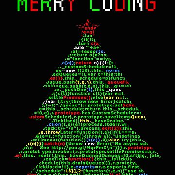 "Christmas tree code, Merry coding" Sticker for Sale by T-Look | Redbubble