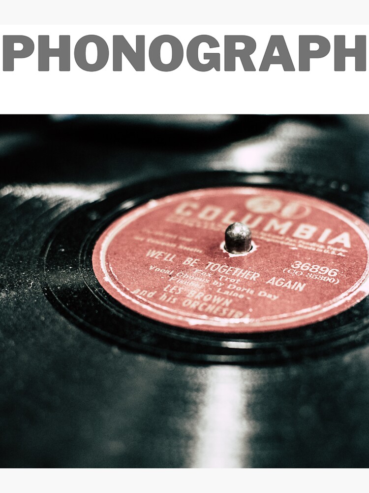 "Phonograph" Sticker for Sale by TurtoeClub | Redbubble