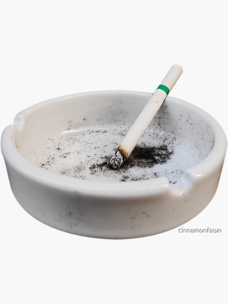 "Ashtray" Sticker for Sale by cinnamonfawn | Redbubble