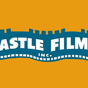 "Castle Films Logo (blue)" Sticker for Sale by TwoReasons | Redbubble
