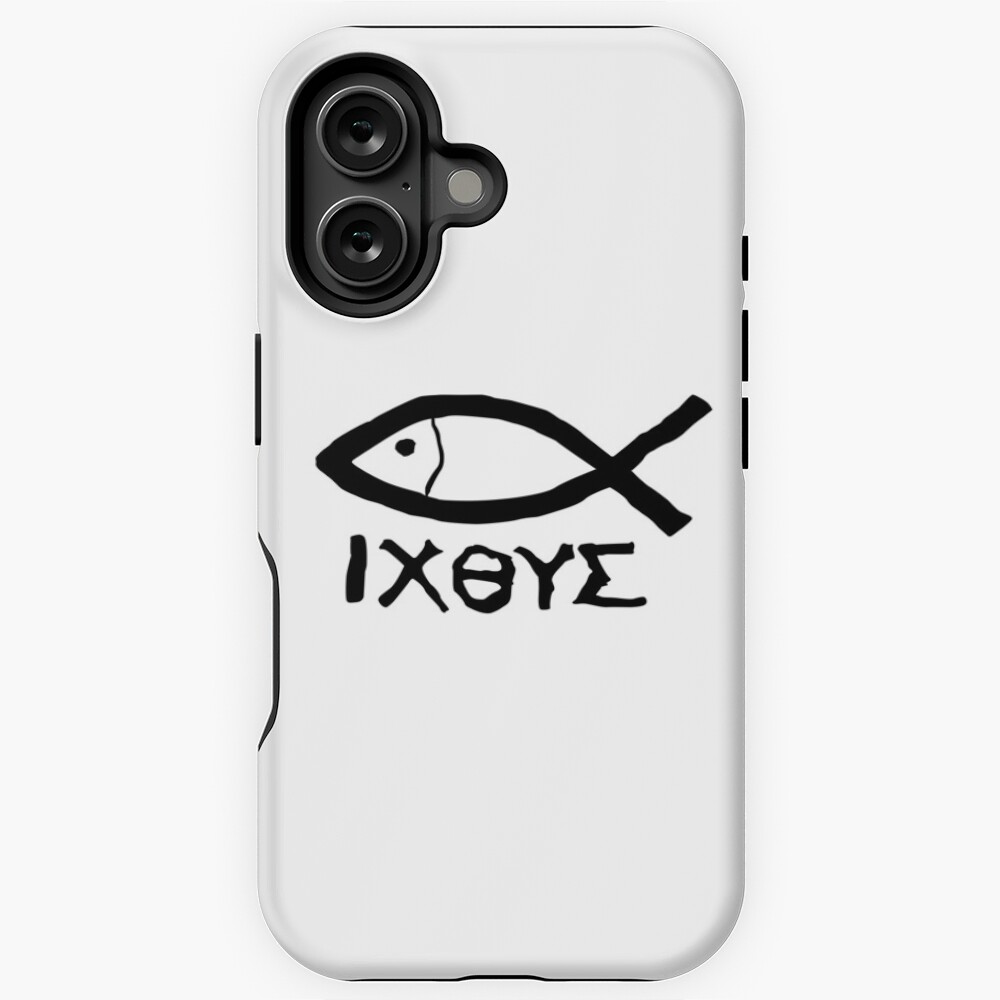 "Ichthys IXOYE Christian Fish Sticker" Poster for Sale by nikolaj1301 ...
