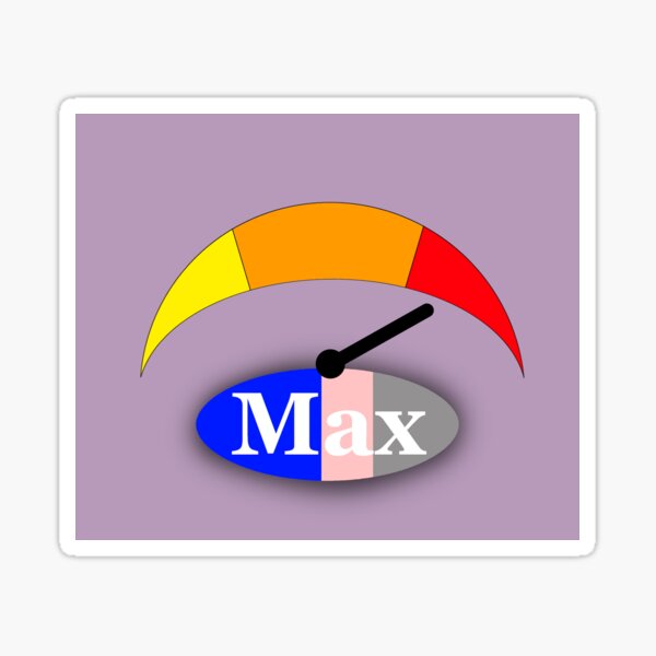"Max Color Mix" Sticker for Sale by Comfort-Station | Redbubble