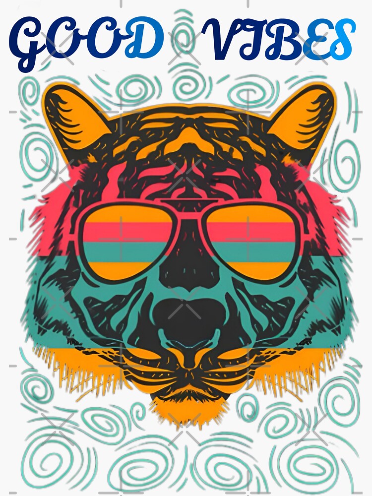 "Good Vibes" Sticker for Sale by Vlaki | Redbubble