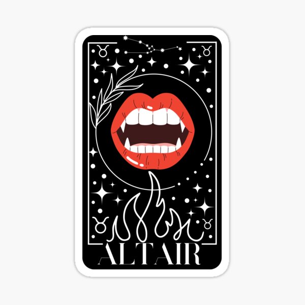 "Zodiac Academy Caleb Altair Vampire" Sticker for Sale by ...