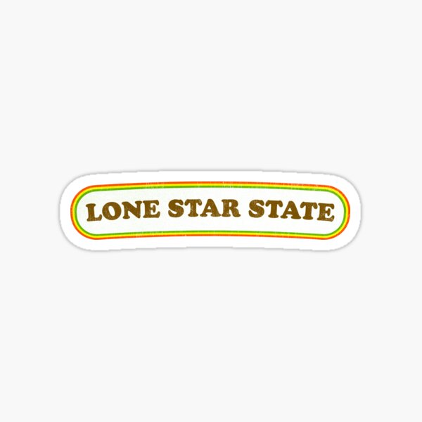 "Lone Star State | Retro Badge" Sticker for Sale by retroready | Redbubble