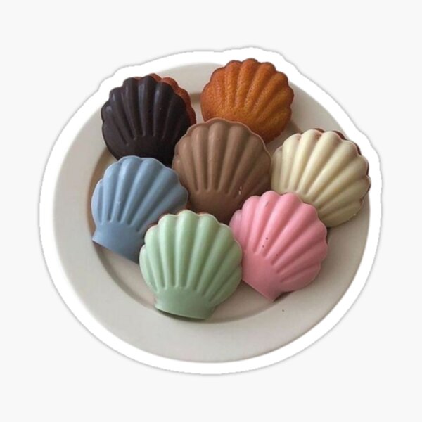 "Madeleine Shells" Sticker for Sale by Kito-Kato | Redbubble