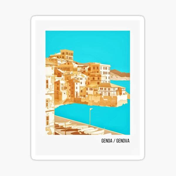 "Genoa Italy" Sticker for Sale by seanchaidh7 | Redbubble