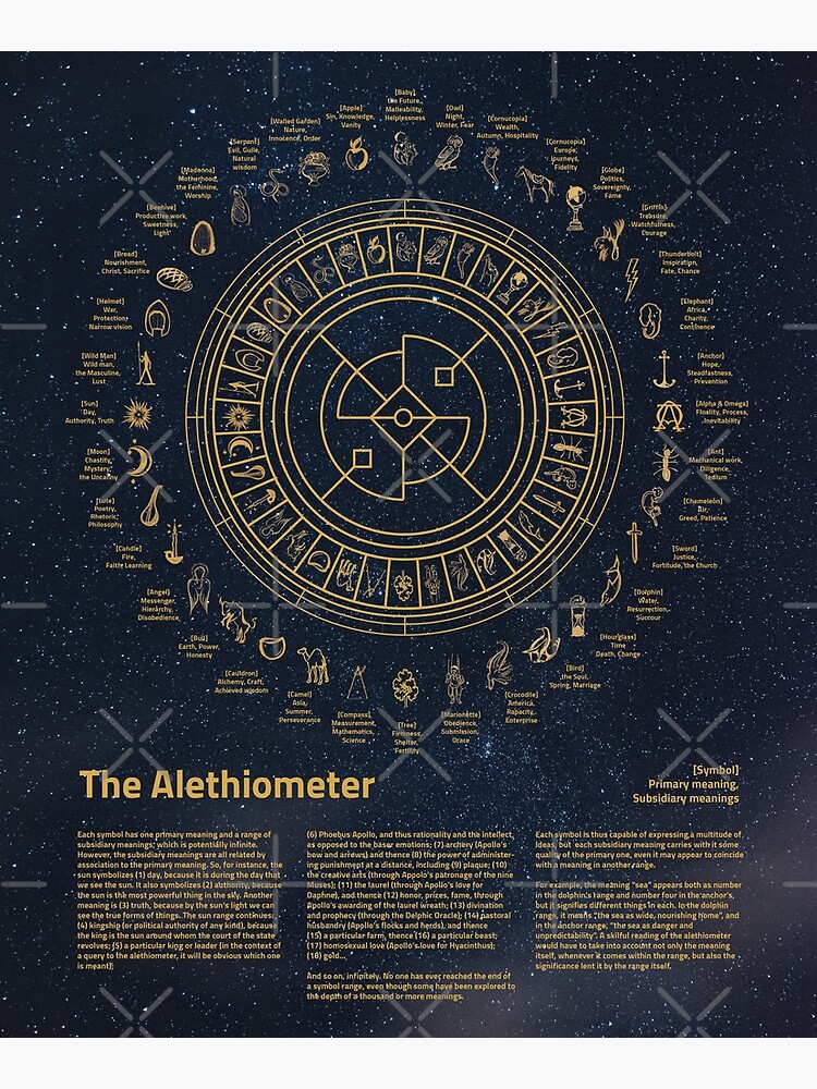 "Symbols of the Alethiometer" Mounted Print for Sale by Coloor | Redbubble