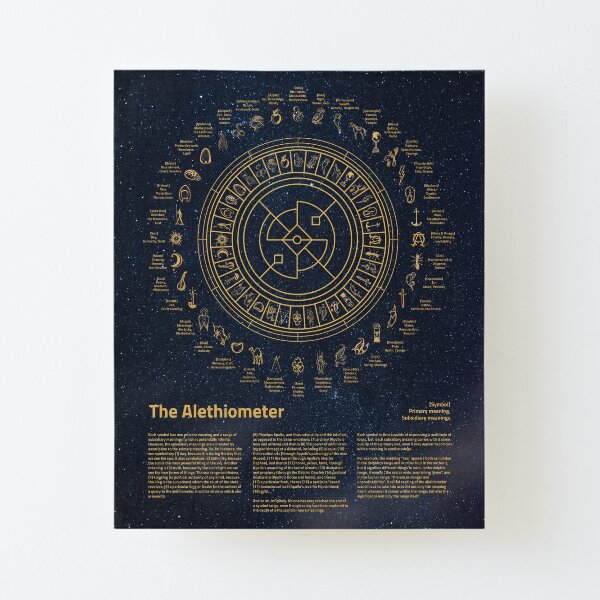 "Symbols of the Alethiometer" Mounted Print for Sale by Coloor | Redbubble
