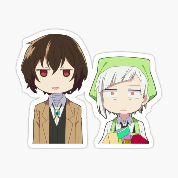 "Atsushi and Dazai Wan" Sticker for Sale by mentaljazzhands | Redbubble