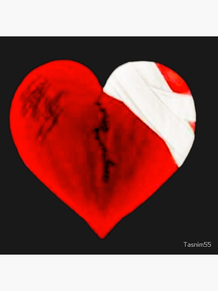 "Broken heart " Poster for Sale by Tasnim55 | Redbubble