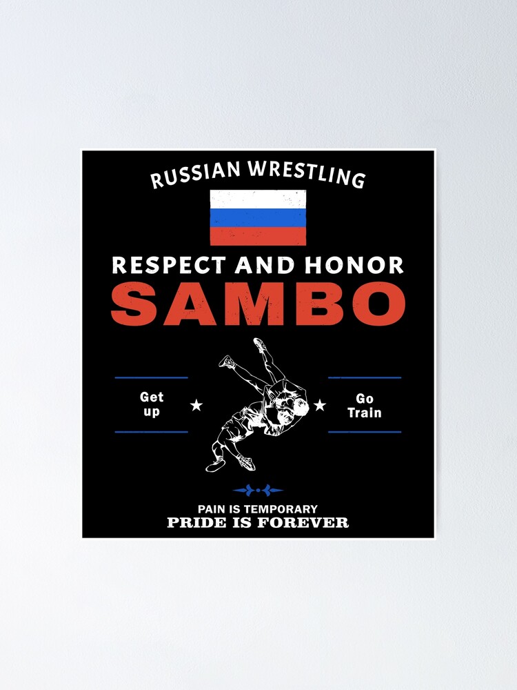 "Sambo fighter" Poster by NicGrayGraphic | Redbubble