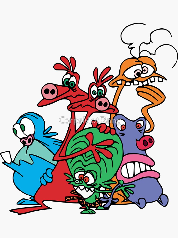 "Space Goofs" Sticker for Sale by CorpsMotRang | Redbubble