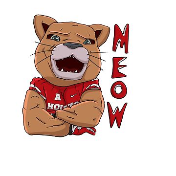 "UH Shasta Meow" Sticker for Sale by nkiergaard | Redbubble