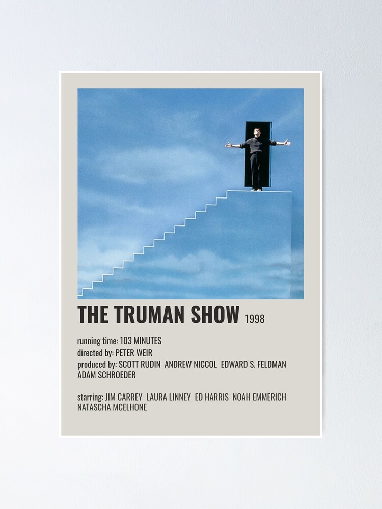 "The Truman Show (1998) - Movie" Poster for Sale by fillingwalls ...
