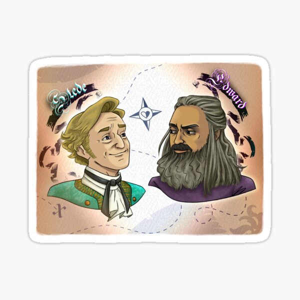 "Co-Captains" Sticker for Sale by artofzan | Redbubble