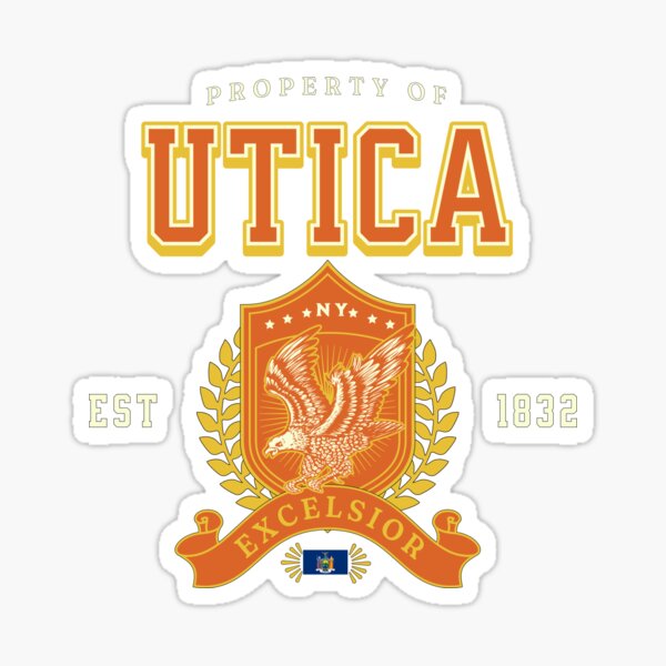 "Utica Excelsior Eagle" Sticker for Sale by techdave | Redbubble