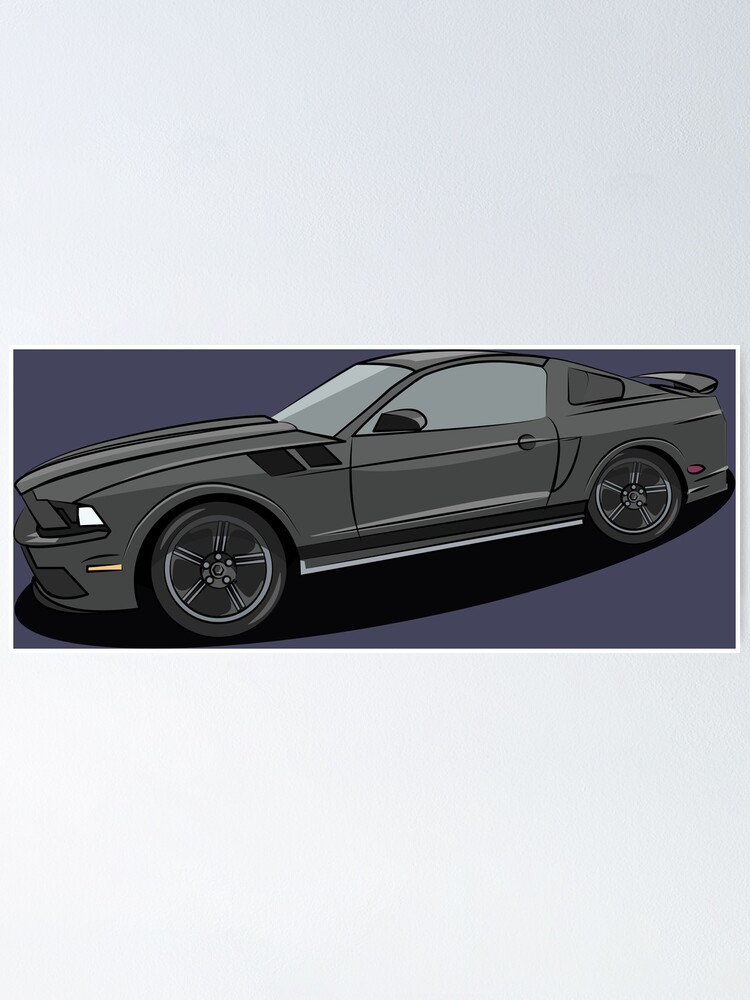 "Mustang Design for all the car lovers!" Poster for Sale by kuna-the ...