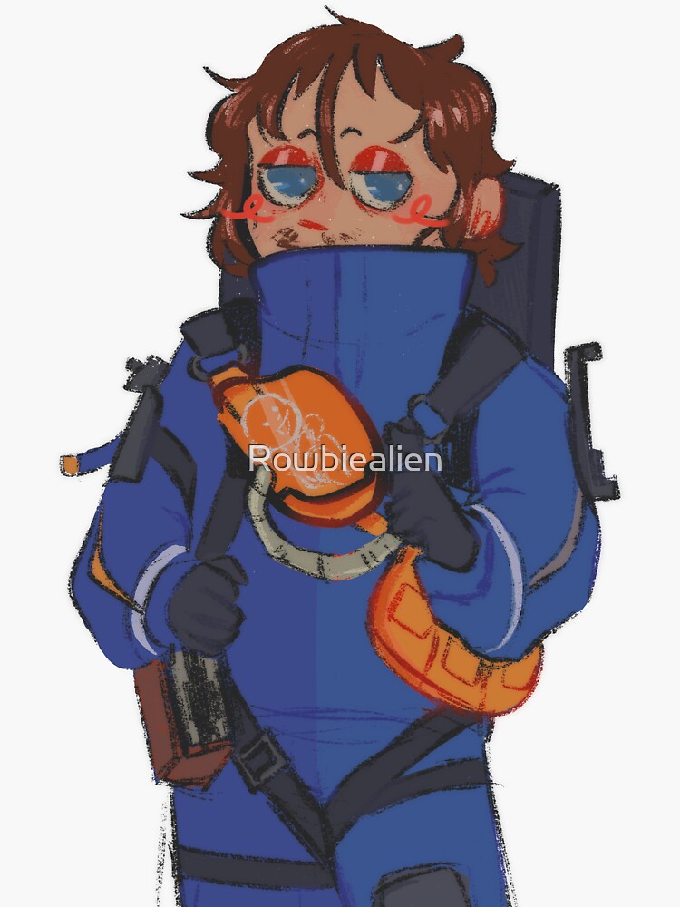 "Death stranding || Sam bridges " Sticker for Sale by Rowbiealien ...