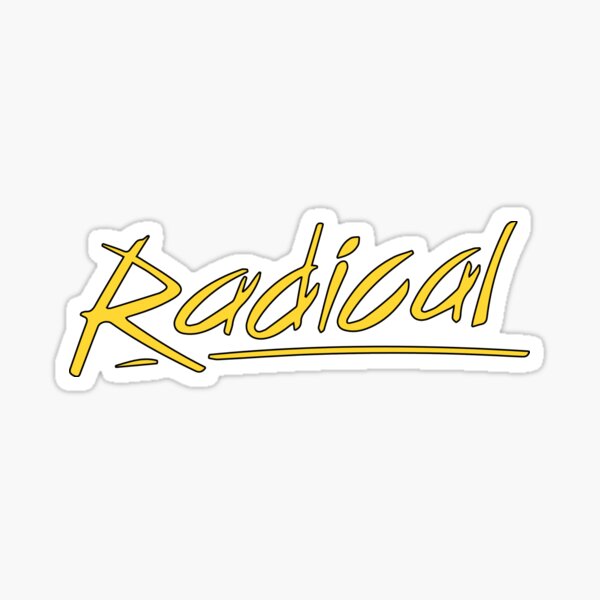 "radical v2" Sticker for Sale by vj90 | Redbubble