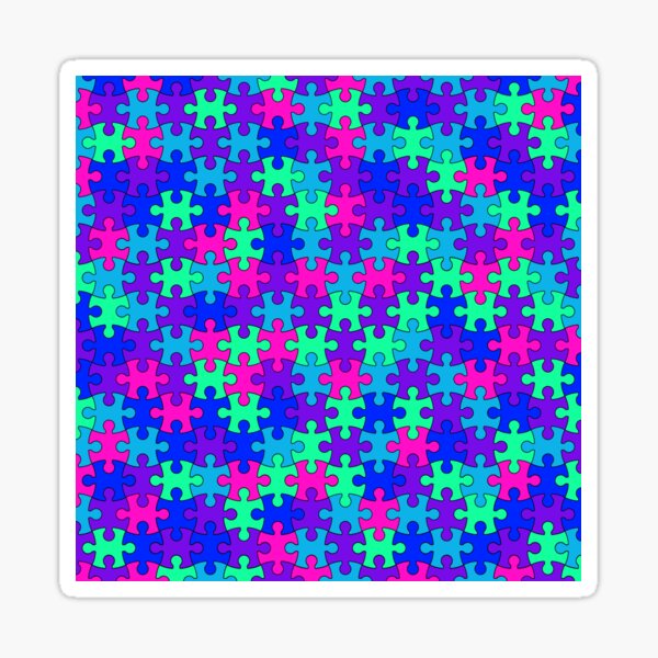 "More Puzzling Than A Riddle" Sticker for Sale by Hic21 | Redbubble