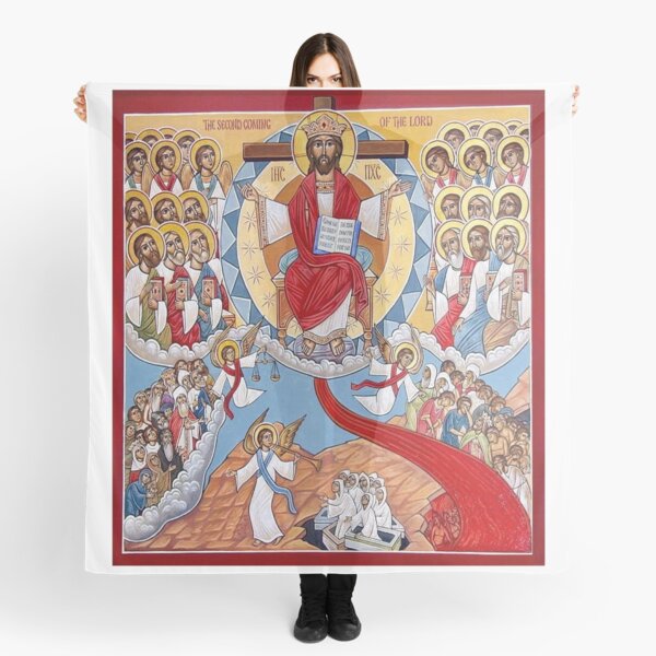 "The Kingdom of Heaven Coptic Egyptian Art" Scarf for Sale by ...