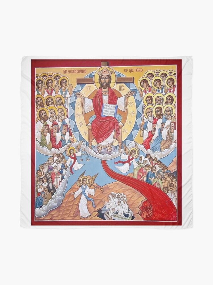 "The Kingdom of Heaven Coptic Egyptian Art" Scarf for Sale by ...