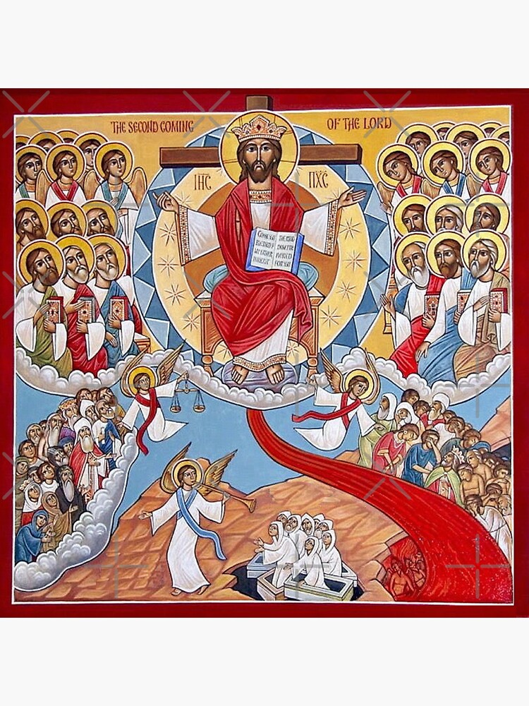 "The Kingdom of Heaven Coptic Egyptian Art" Sticker for Sale by ...