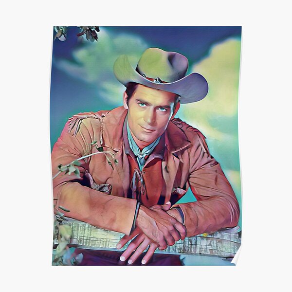 "Clint Walker " Poster for Sale by Aniatom | Redbubble