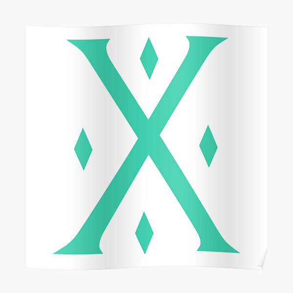 "Greta Van Fleet 'The Barbarians' Turquoise Symbol" Poster for Sale by buttercream | Redbubble