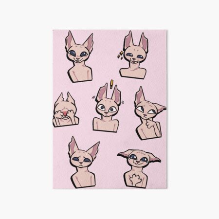 "Emotional Bingus - Set 3" Art Board Print for Sale by BingusMerch ...