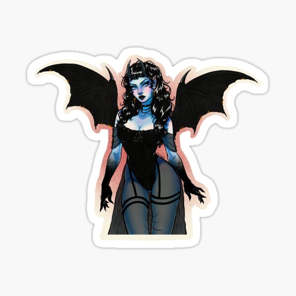 "Batty" Sticker for Sale by Lin308 | Redbubble