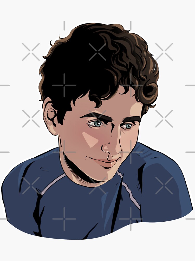 "August Young Royals fanart" Sticker for Sale by crisshasart | Redbubble