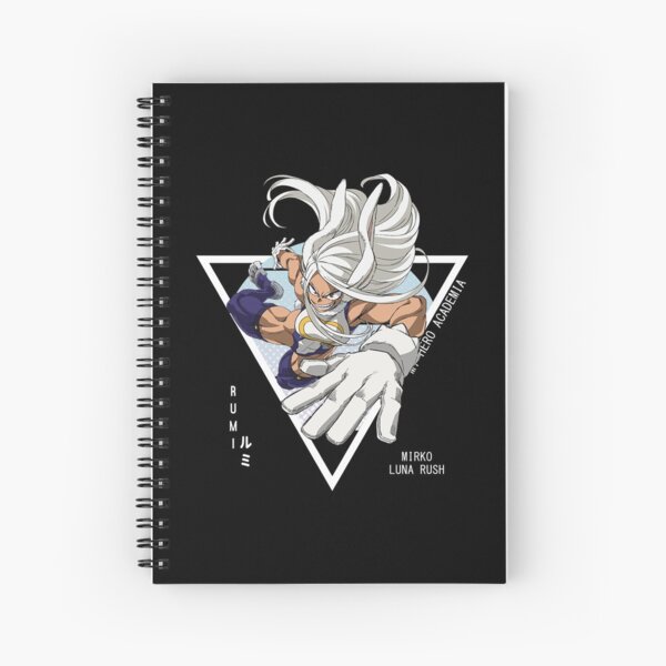Mirko Rumi Usagiyama うさぎやま My Hero Academia Spiral Notebook For Sale By B Love Redbubble